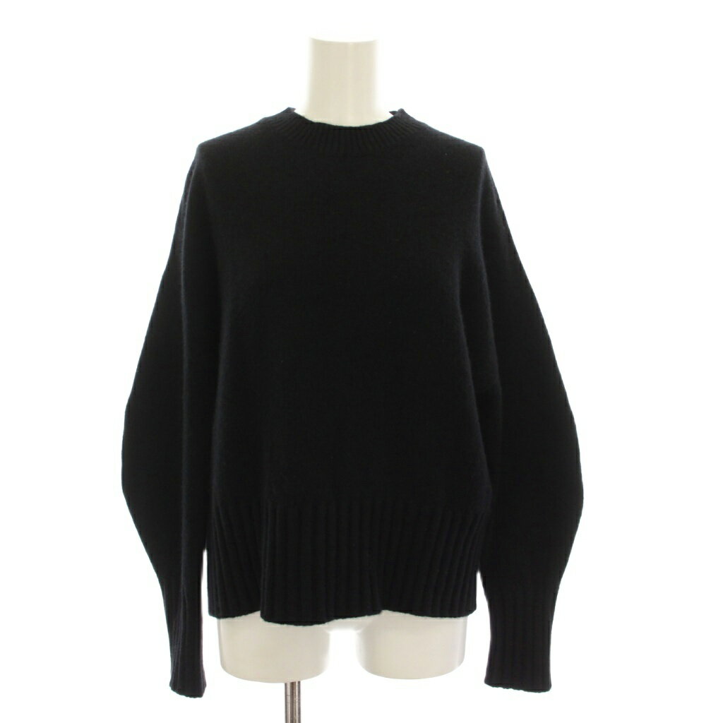 【中古】ジャーナルスタンダード JOURNAL STANDARD 23AW ウールカシミヤホールガーメントクループルオーバー ニット セーター 長袖 F 黒 23080400332040 /YM レディース 【ベクトル 古着】 260206...