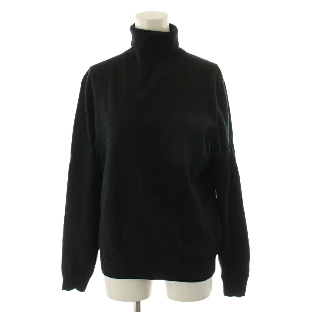 【中古】セオリー Theory 22AW EZ WOOL VILASS ニット セーター 長袖 タートルネック S 黒 ブラック 2301701 /AN32 レディース 【ベクトル 古着】 260217ブランドセオリー Theory表記サイ...