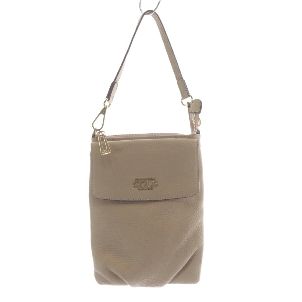 【中古】ココセリュックスゴールド COCOCELUX GOLD ハンドバッグ レザー ロゴ ベージュ /SR レディース 【ベクトル 古着】 260219表記サイズ実寸サイズをご参照ください。実寸サイズ持ち手の長さ：42cm　ヨコ：16cm...