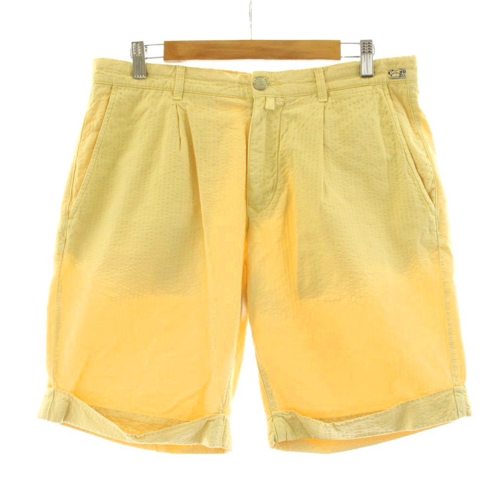 【中古】ヤコブコーエン JACOB COHEN バミューダショーツ ハーフパンツ ショートパンツ ジップフライ 32 黄 イエロー 0186S TR0019 /KU メンズ 【ベクトル 古着】 260224ブランドヤコブコーエン JACOB...