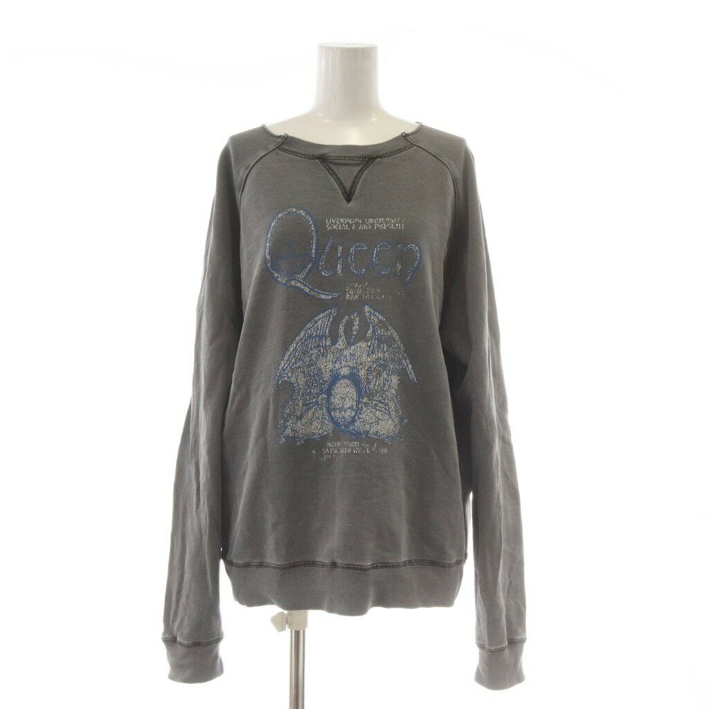 【中古】グッドロックスピード GOOD ROCK SPEED トレーナー スウェット F グレー 長袖 ロゴプリント /AU レディース 【ベクトル 古着】 260318ブランドグッドロックスピード GOOD ROCK SPEED表記サイズ...