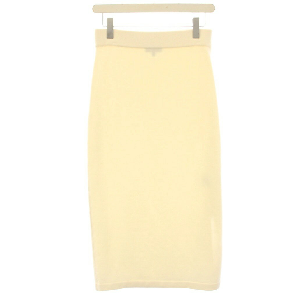 【中古】セオリー Theory 23AW Lana Cash 2 Straight SK ニットスカート タイトスカート ミモレ ロング ウール カシミヤ混 S 白 ホワイト 01-3307714 /HN レディース 【ベクトル 古着】 2...