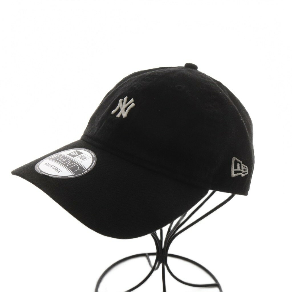 【中古】ニューエラ NEW ERA キャップ 帽子 ロゴ 黒 ブラック /AN1 メンズ 【ベクトル 古着】 260403ブランドニューエラ NEW ERA実寸サイズつば：約7cm　頭周り：約59cm　　色黒 ブラック状態内側の頭周りに白い...