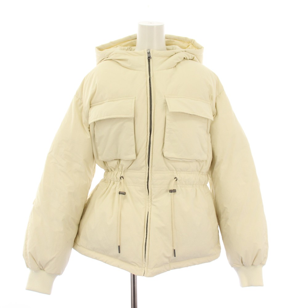 【中古】エモダ EMODA 23AW シェイプパフダウンブルゾン ダウンジャケット アウター F アイボリー 042360270201 /TK レディース 【ベクトル 古着】 260323ブランドエモダ EMODA表記サイズF実寸サイズ肩幅...