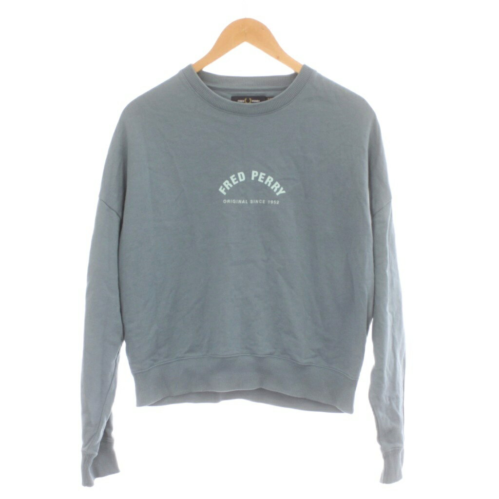 【中古】フレッドペリー FRED PERRY トレーナー 38 水色 ロゴ 長袖 /GP メンズ 【ベクトル 古着】 260324ブランドフレッドペリー FRED PERRY表記サイズ38実寸サイズ肩幅：65cm　身幅：60cm　着丈：54...
