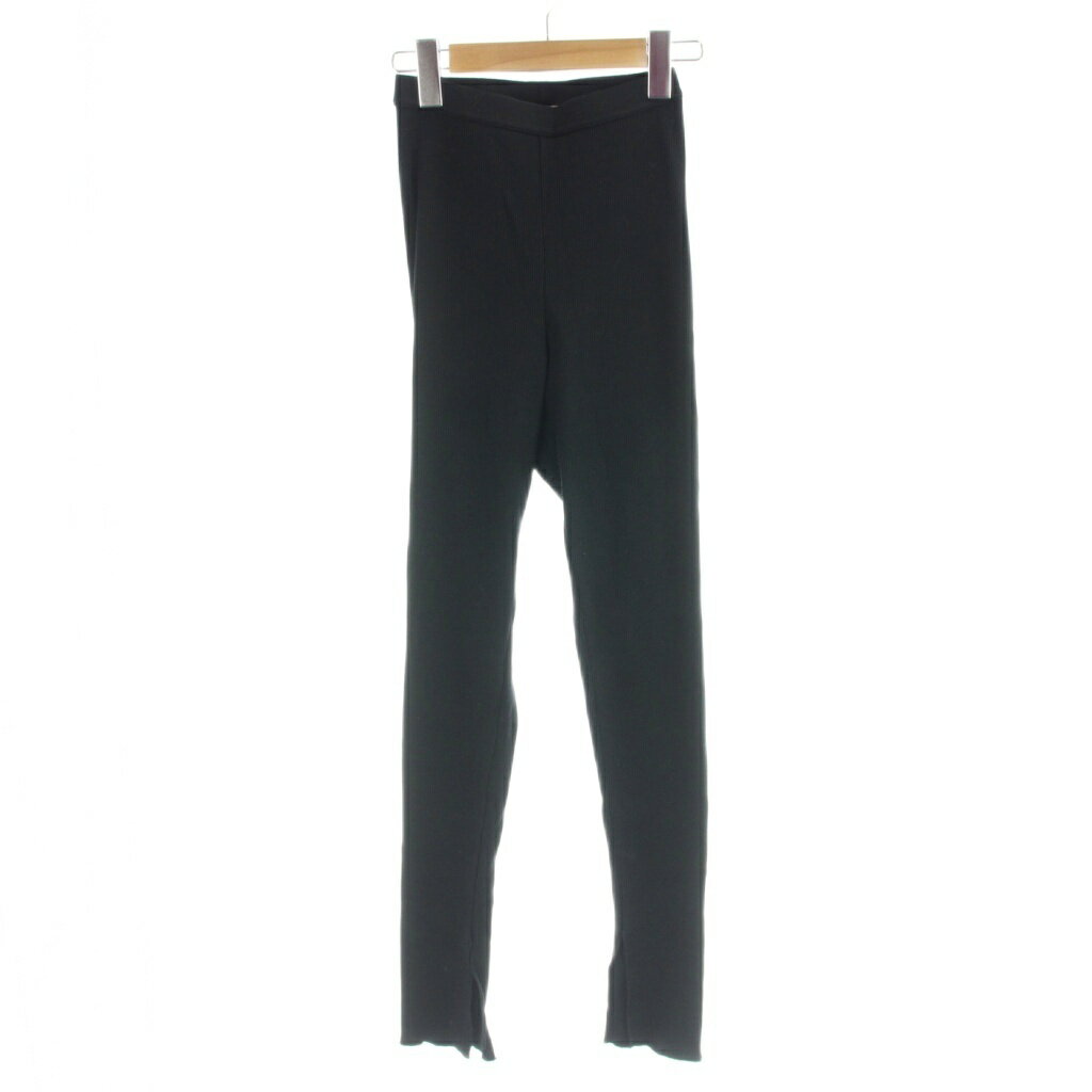 【中古】オーラリー AURALEE HIGH GAUGE RIB SLIT TIGHTS リブタイツ 1 黒 ブラック A00T01TE /AP レディース 【ベクトル 古着】 260406ブランドオーラリー AURALEE表記サイズ1実寸...