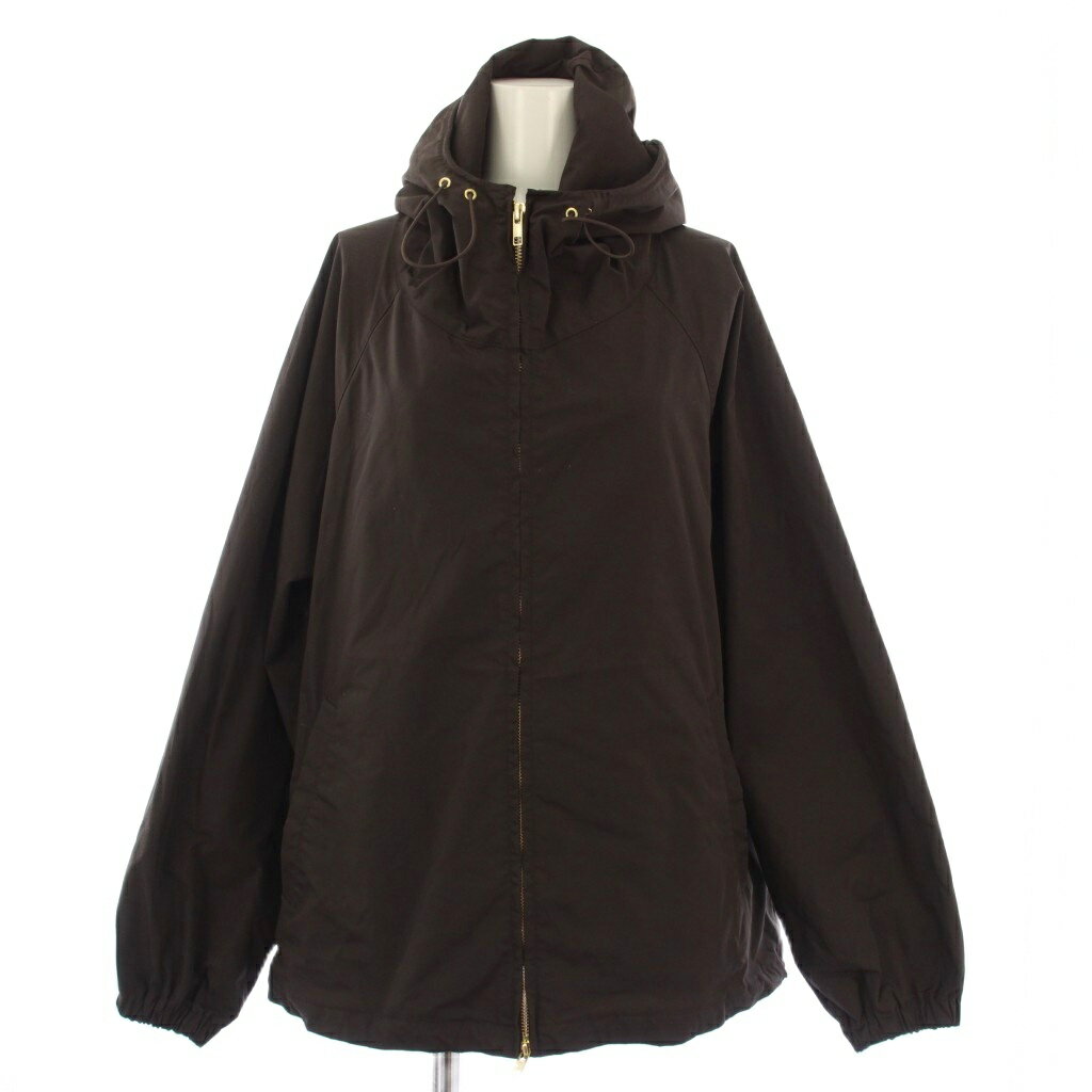 【中古】ミューズ ドゥーズィエム クラス MUSE de Deuxieme Classe 24AW WASHED FULL ZIP ブルゾン ジャケット ジップアップ フード F 茶 24010500411030 /BM レディース 【ベク...