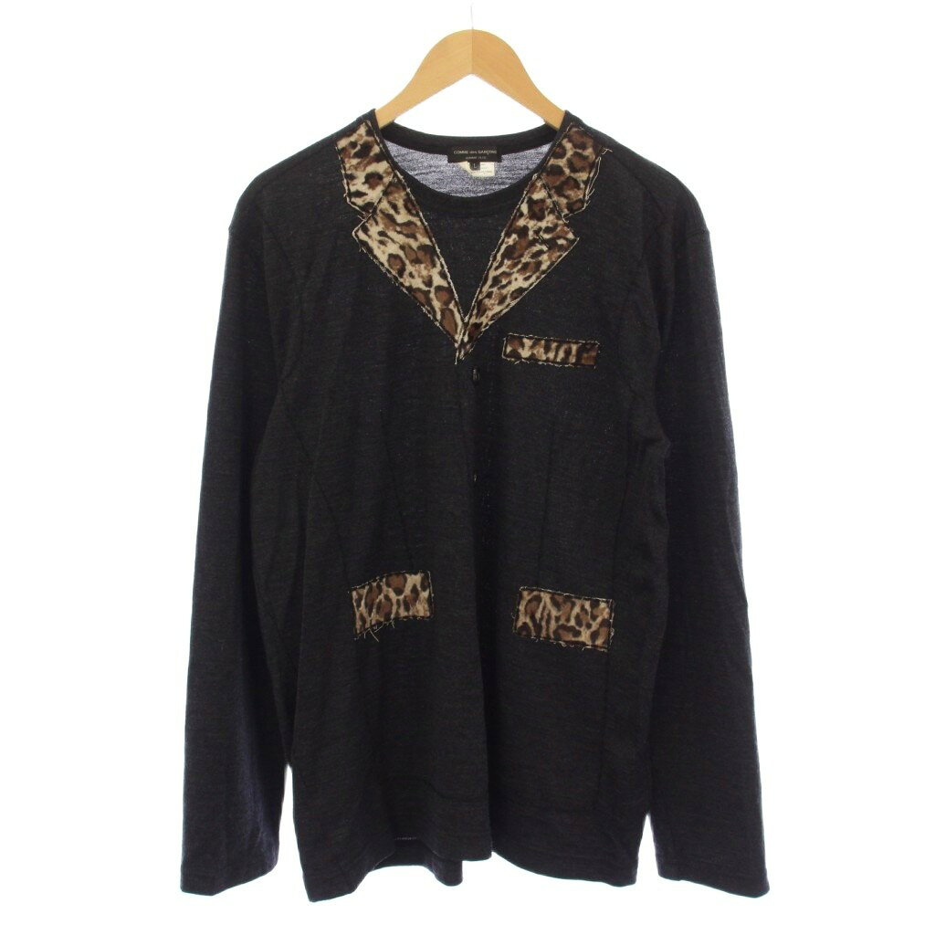 【中古】コムデギャルソンオムプリュス COMME des GARCONS HOMME PLUS AD2009 09AW ニット カットソー 長袖 ウール L ブラック PD-T028 /BM メンズ 【ベクトル 古着】 260407ブランド...