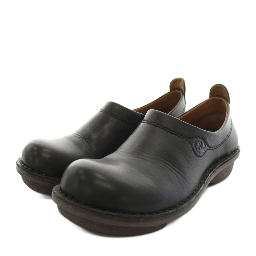 【中古】リゲッタ Re:getA ステッチダウンシリーズ スリッポンタイプ レザーシューズ L 黒 ブラック RL-02 /YT レディース 【ベクトル 古着】 260410ブランドリゲッタ Re:getA表記サイズL実寸サイズ最大幅：約1...