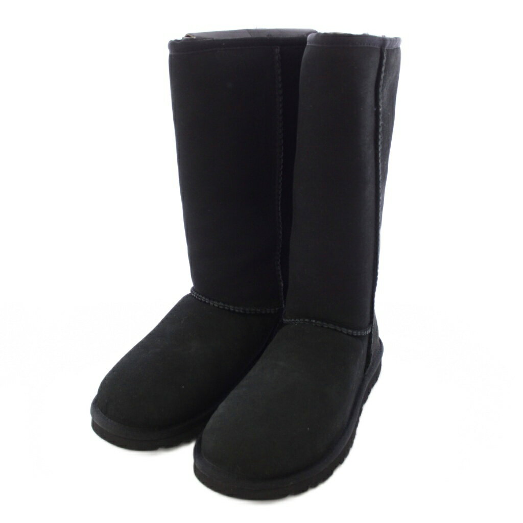 【中古】アグ オーストラリア UGG australia W CLASSIC TALL ムートンブーツ ロングブーツ US6 黒 ブラック 5815W /TK レディース 【ベクトル 古着】 260418ブランドアグ オーストラリア UGG...