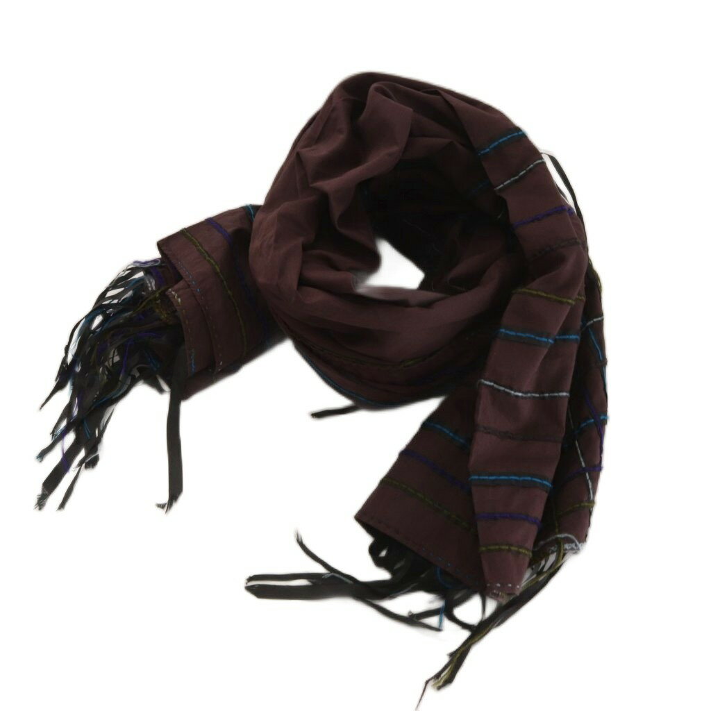 【中古】ハート Haat スカーフ ストール 茶 ブラウン フリンジ チェック柄 /RR レディース 【ベクトル 古着】 260417ブランドハート Haat表記サイズサイズ表記なし(実寸サイズをご参考ください。)実寸サイズ全長（フリンジ含...