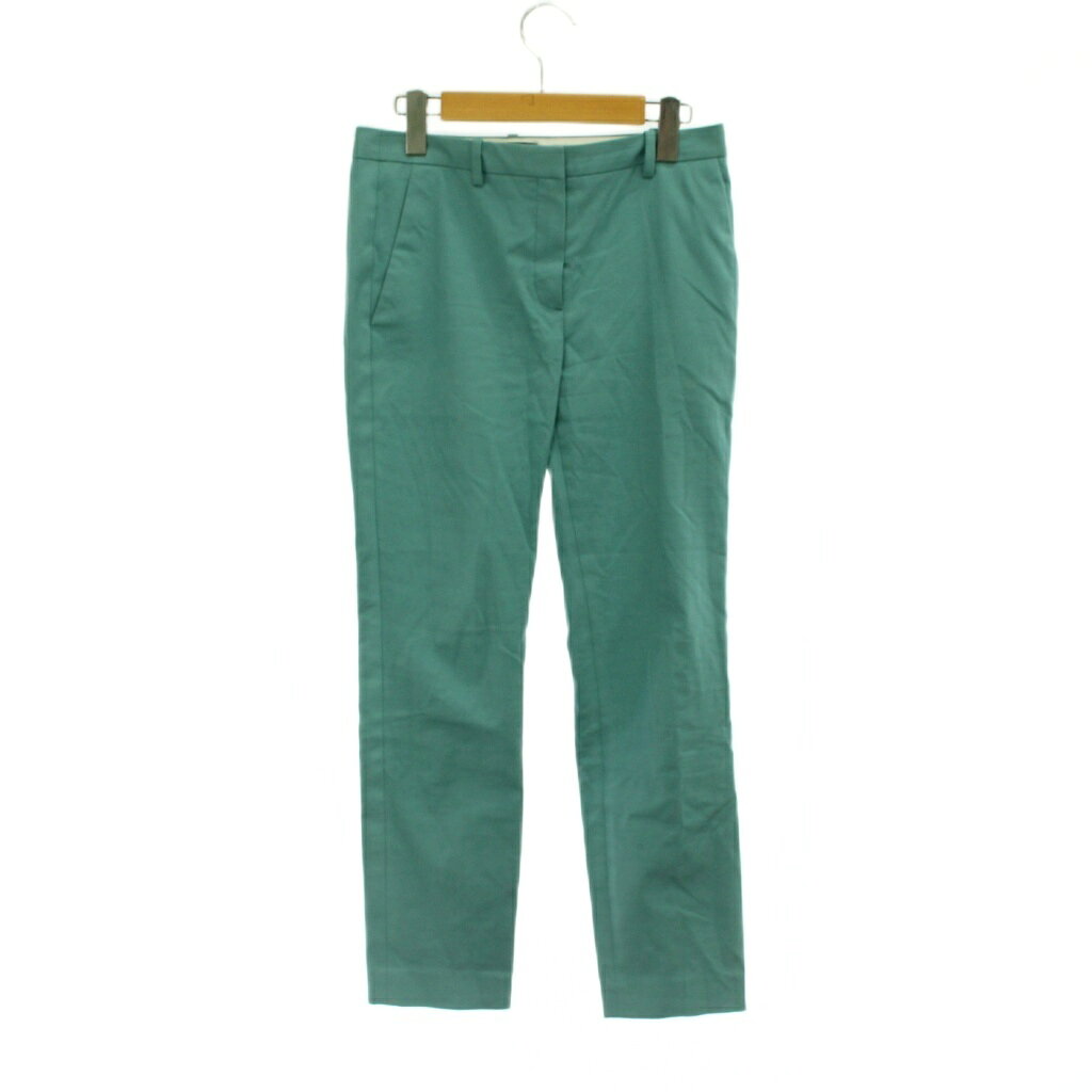 【中古】セオリー Theory STRETCH CANVAS TREECA 4 J パンツ 0 水色 無地 /JP レディース 【ベクトル 古着】 260425ブランドセオリー Theory表記サイズ0実寸サイズウエスト：74cm　もも幅：...