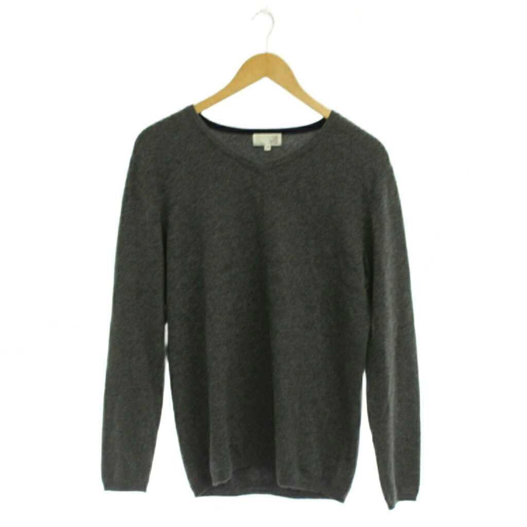 【中古】グリーンレーベルリラクシング ユナイテッドアローズ green label relaxing ニット セーター カシミヤ M グレー Vネック 長袖 無地 /JP レディース 【ベクトル 古着】 260428ブランドグリーンレーベル...