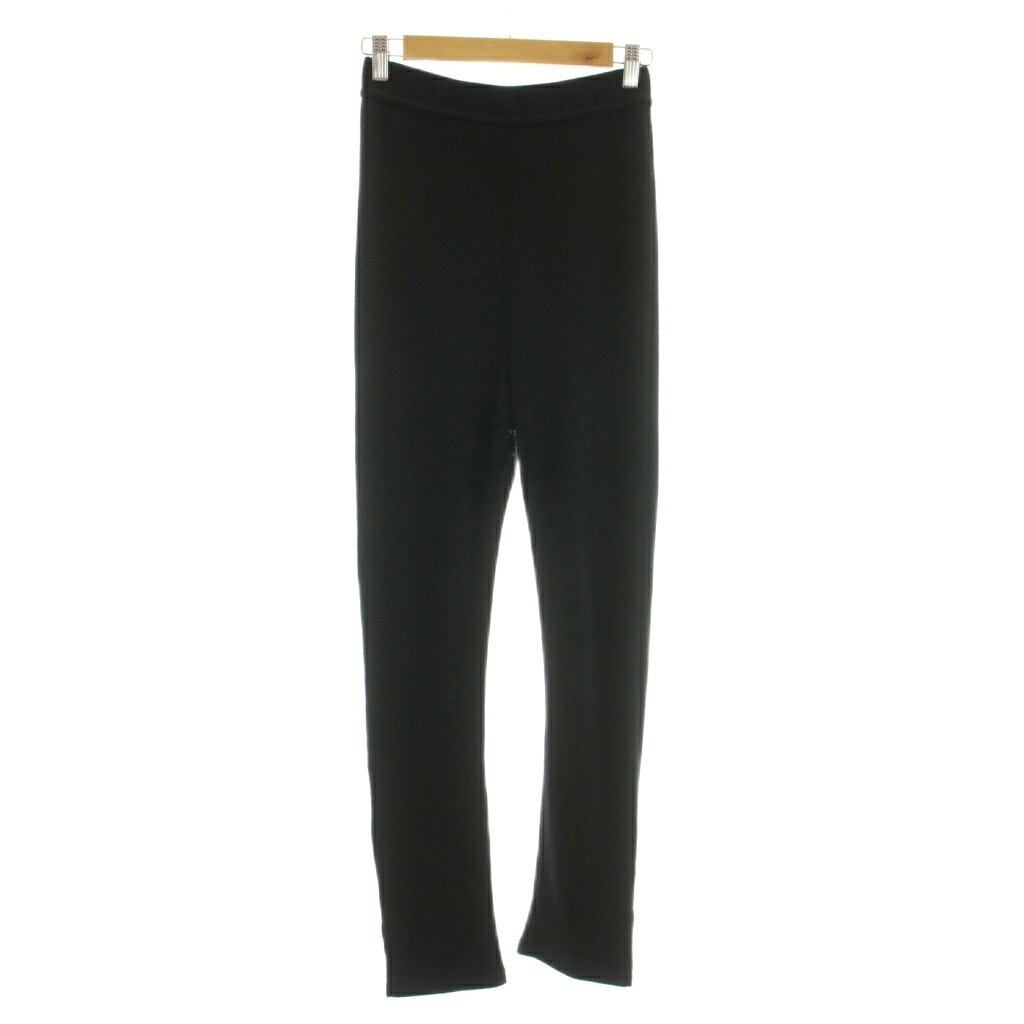 【中古】ドゥーズィエムクラス DEUXIEME CLASSE Jersey Slit Leggins レギンス リブニット イージー ウール 黒 ブラック 18070500717130 /KU レディース 【ベクトル 古着】 260515ブ...
