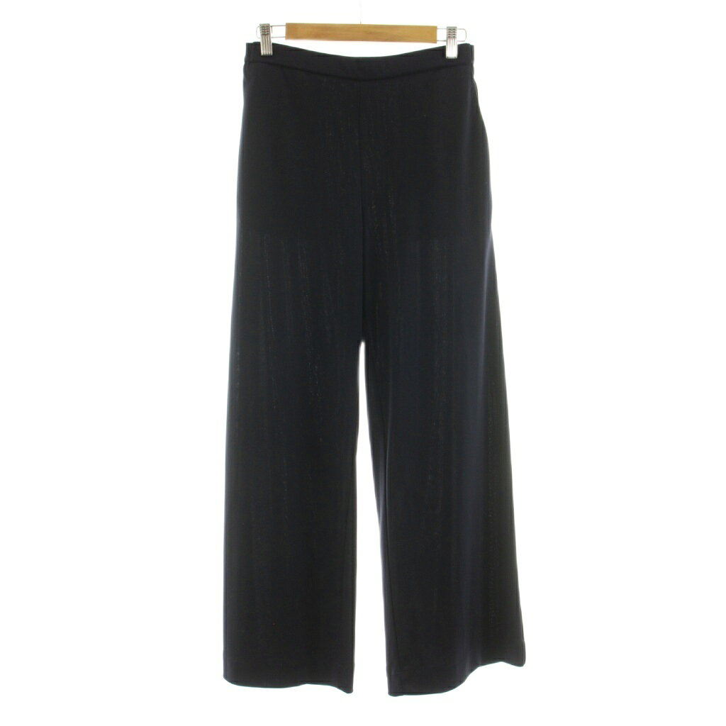 【中古】ドゥーズィエムクラス DEUXIEME CLASSE RAW+Soft WIDEパンツ ワイドパンツ イージー とろみ素材 36 紺 ネイビー 19030560006830 /KU レディース 【ベクトル 古着】 260515ブラン...
