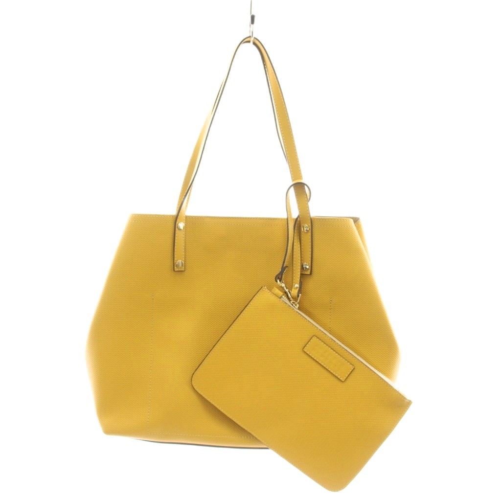 【中古】バーニーズニューヨーク BARNEYS NEW YORK トートバッグ ショルダーバッグ レザー 黄 イエロー /AN12 レディース 【ベクトル 古着】 260519ブランドバーニーズニューヨーク BARNEYS NEW YORK...