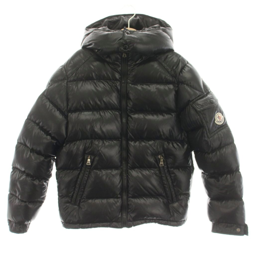【中古】モンクレール MONCLER 子供服 MAYA ダウンジャケット ナイロン ジップアップ 140cm 黒 ブラック /HN キッズ 【ベクトル 古着】 260604ブランドモンクレール MONCLER表記サイズ140cm実寸サイズ肩...