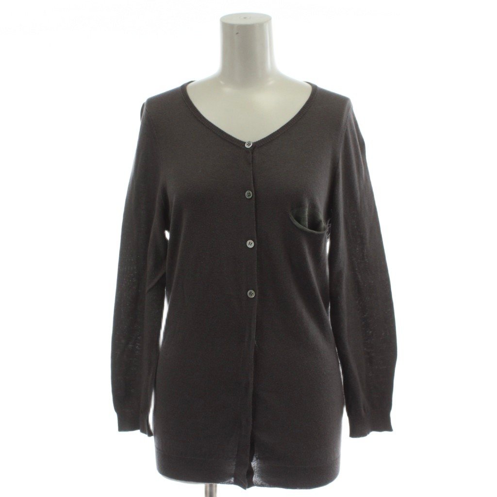【中古】マーガレットハウエル MARGARET HOWELL カーディガン シルク混 2 グレー 長袖 フロントボタン /GG レディース 【ベクトル 古着】 260608ブランドマーガレットハウエル MARGARET HOWELL表記サイ...