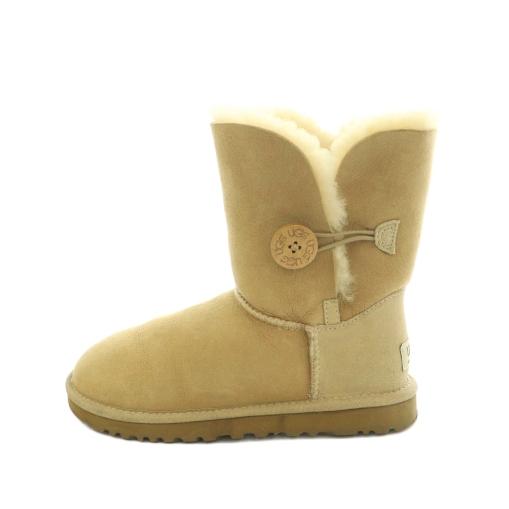 【中古】アグ オーストラリア UGG australia ショートブーツ ムートン US5 22.0cm ベージュ /MI ■MA レディース 【ベクトル 古着】 260610ブランドアグ オーストラリア UGG australia表記サイ...