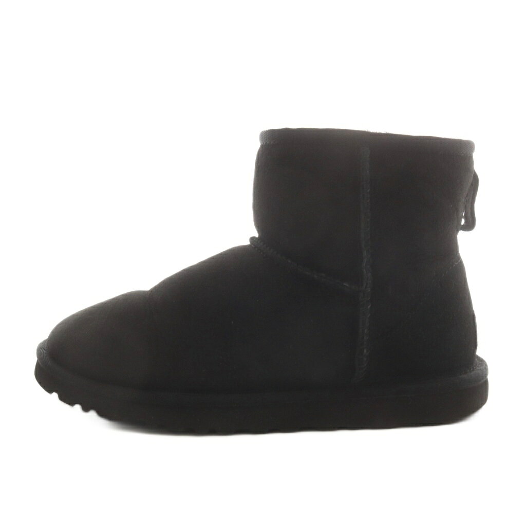 【中古】アグ オーストラリア UGG australia クラシック ミニ CLASSIC MINI ムートンブーツ ショートブーツ 23.0cm 黒 ブラック 5854 /AN11 レディース 【ベクトル 古着】 260616ブランドアグ...