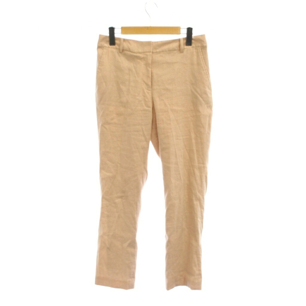 【中古】モラビト MORABITO パンツ スラックス 麻 リネン 38 ピンク ラメ フルレングス /JP28 レディース 【ベクトル 古着】 260618ブランドモラビト MORABITO表記サイズ38実寸サイズウエスト：73cm　もも...
