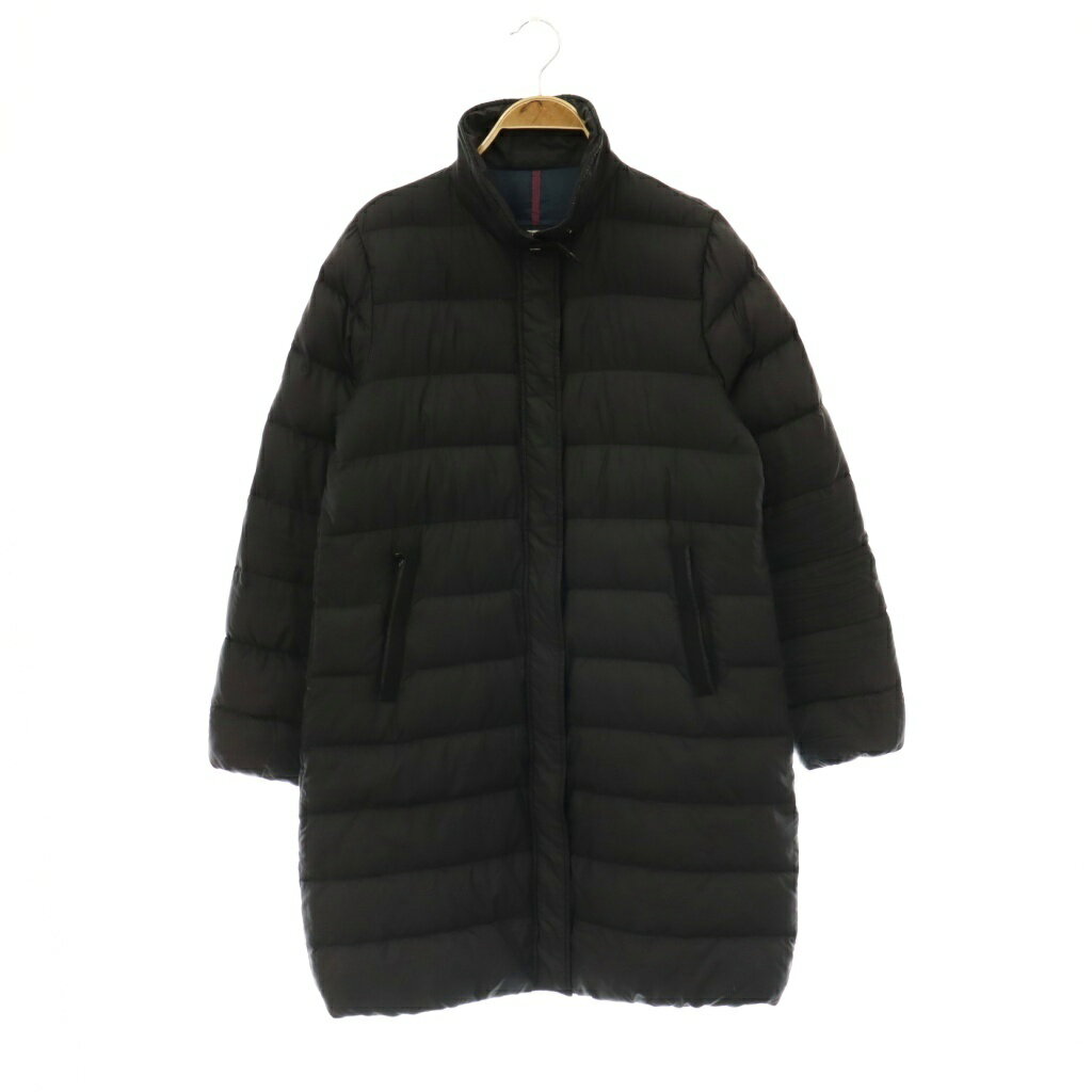 【中古】アフタヌーンティーワードローブ AFTERNOONTEA WARDROBE MULARD DOWN スタンドカラー ダウンコート ジップアップ アウター ロング M 黒 /HS ■MA レディース 【ベクトル 古着】 260623表...