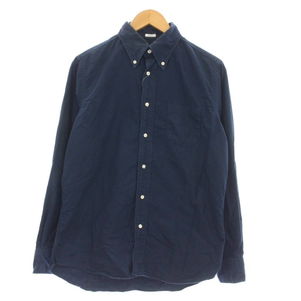 【中古】インディビジュアライズドシャツ INDIVIDUALIZED SHIRTS ボタンダウン シャツ スタンダードフィット 長袖 15 1/2-33 ネイビー 紺 /☆G6 メンズ 【ベクトル 古着】 260626ブランドインディビジュ...