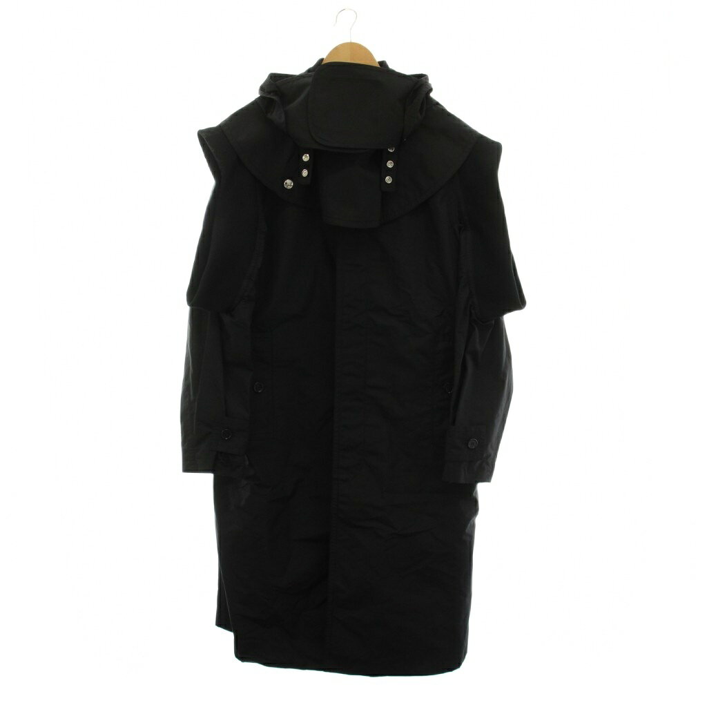 【中古】バーバリー ロンドン BURBERRY LONDON Reconstructed Car Coat リコンストラクテッド カーコート ロング アウター 黒 ブラック /YM メンズ 【ベクトル 古着】 260411ブランドバーバリー...