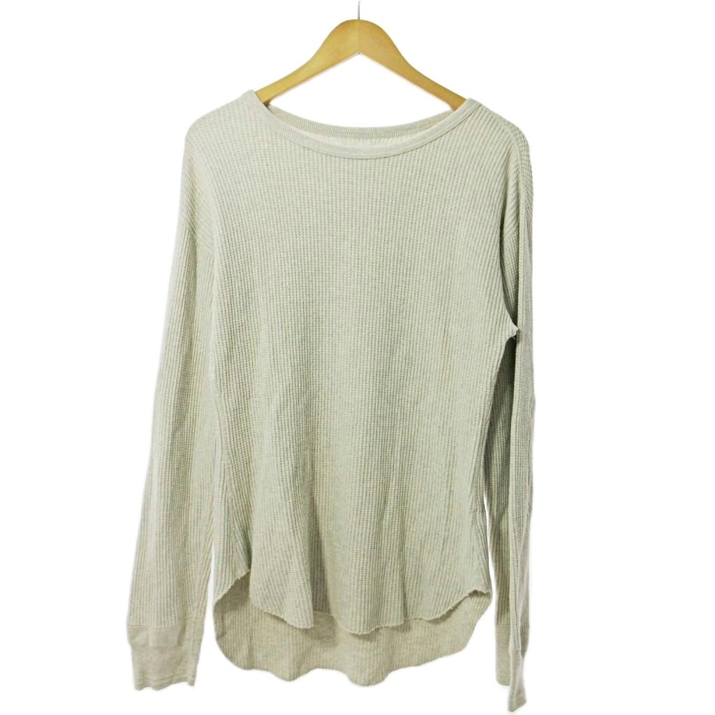 【中古】フミカ ウチダ FUMIKA_UCHIDA コットンワッフルサーマルトップ Tシャツ カットソー ロンT 長袖 XL 生成 アイボリー 0929 IBO82 メンズ 【ベクトル 古着】 250929ブランドフミカ ウチダ FUMIK...