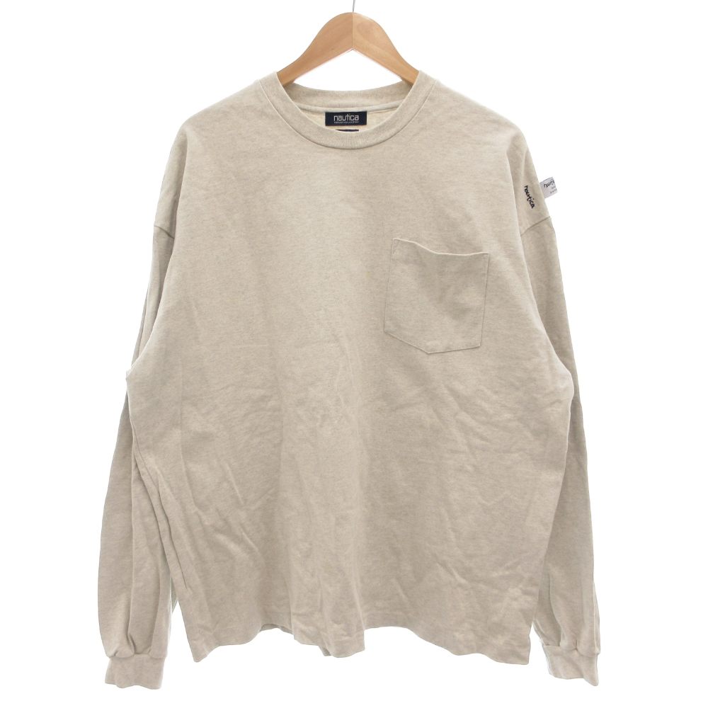 【中古】ノーティカ NAUTICA TOO HEAVY ポケットTシャツ ロンT 長袖 XL クルーネック グレー /GV メンズ 【ベクトル 古着】 251206ブランドノーティカ NAUTICA表記サイズXL実寸サイズ肩幅：62cm　身...