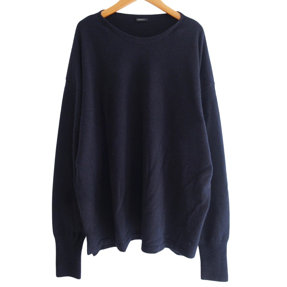 【中古】コモリ COMOLI 24AW カシミヤ コモリニット セーター 長袖 A03-06012 紺 ネイビー 0122 メンズ 【ベクトル 古着】 260122ブランドコモリ COMOLI表記サイズ表記サイズなし(実寸サイズを参考にして...