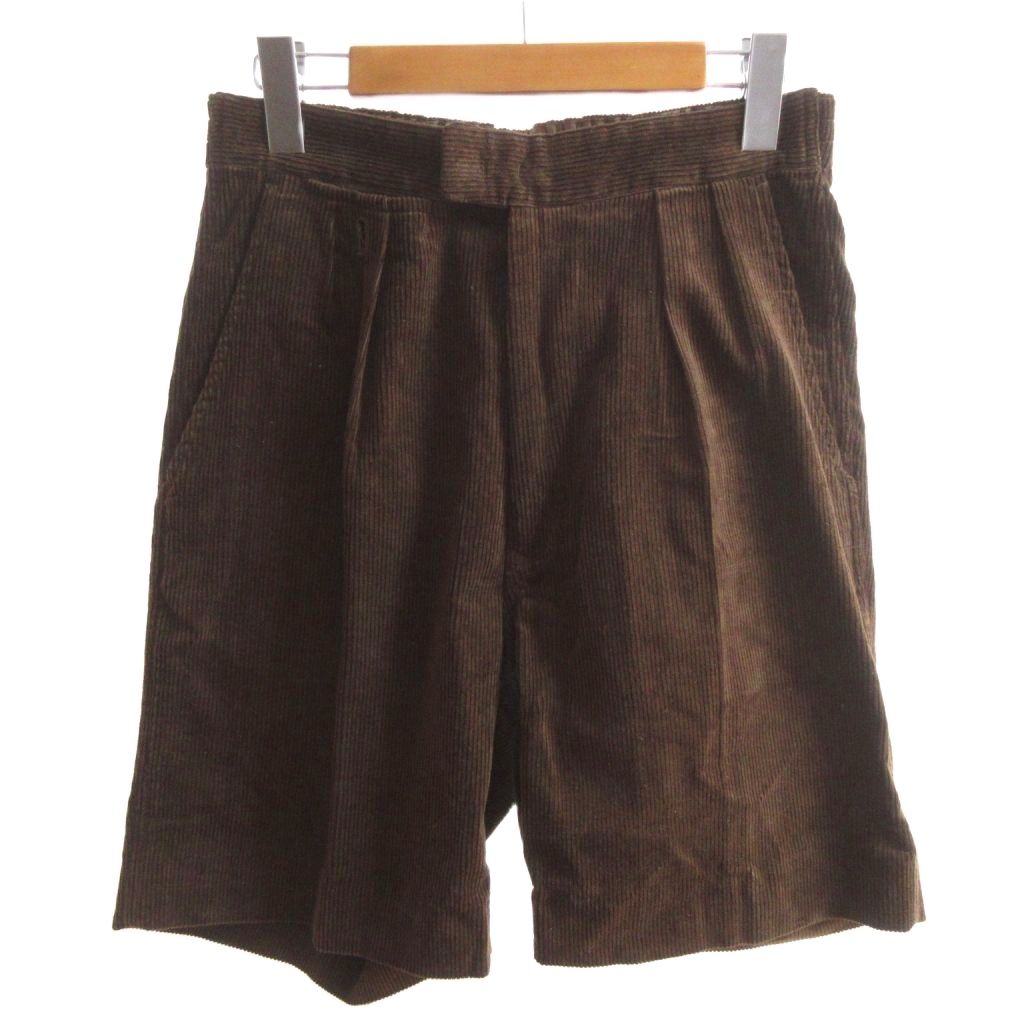 【中古】未使用品 オールドジョー OLDJOE タグ付き 25SS GATHERING-WAIST SPORTING SHORTS コーデュロイ ショーツ COFFEE パンツ 32 /HW ■BL4 メンズ 【ベクトル 古着】 26040...