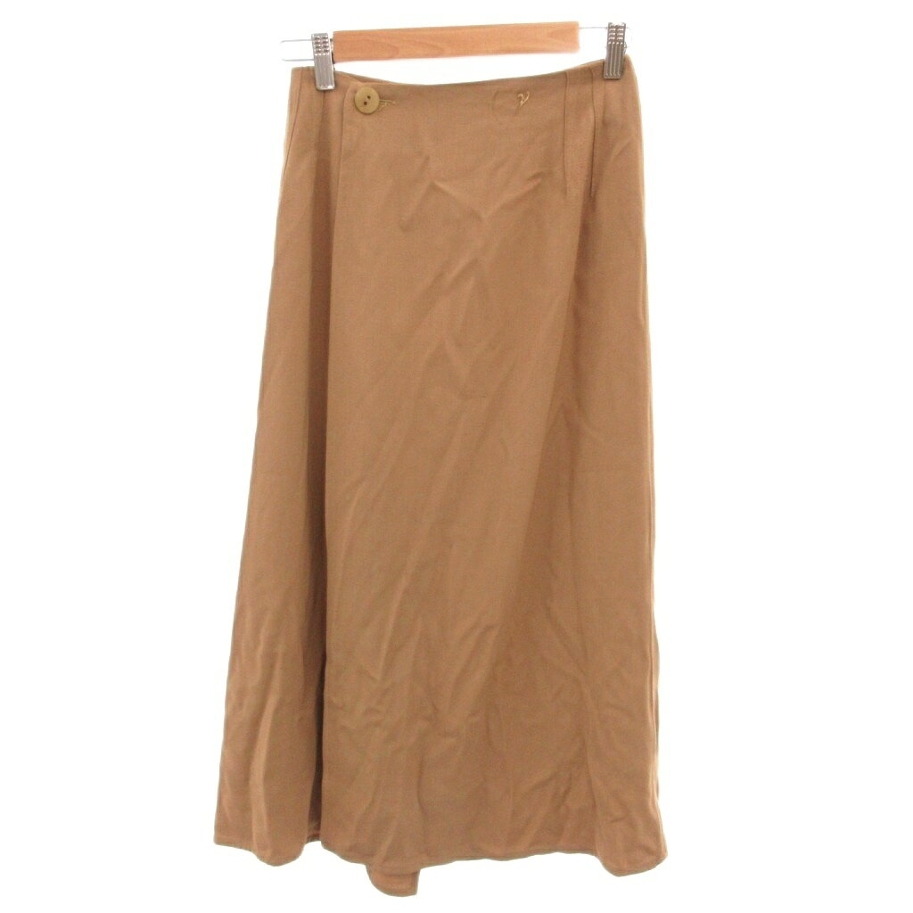 【中古】モスキーノ MOSCHINO COUTURE! ラップスカート 巻き ロング 40 ベージュ /FF IBO96 レディース 【ベクトル 古着】 260606ブランドモスキーノ MOSCHINO表記サイズ40実寸サイズウエスト：52...