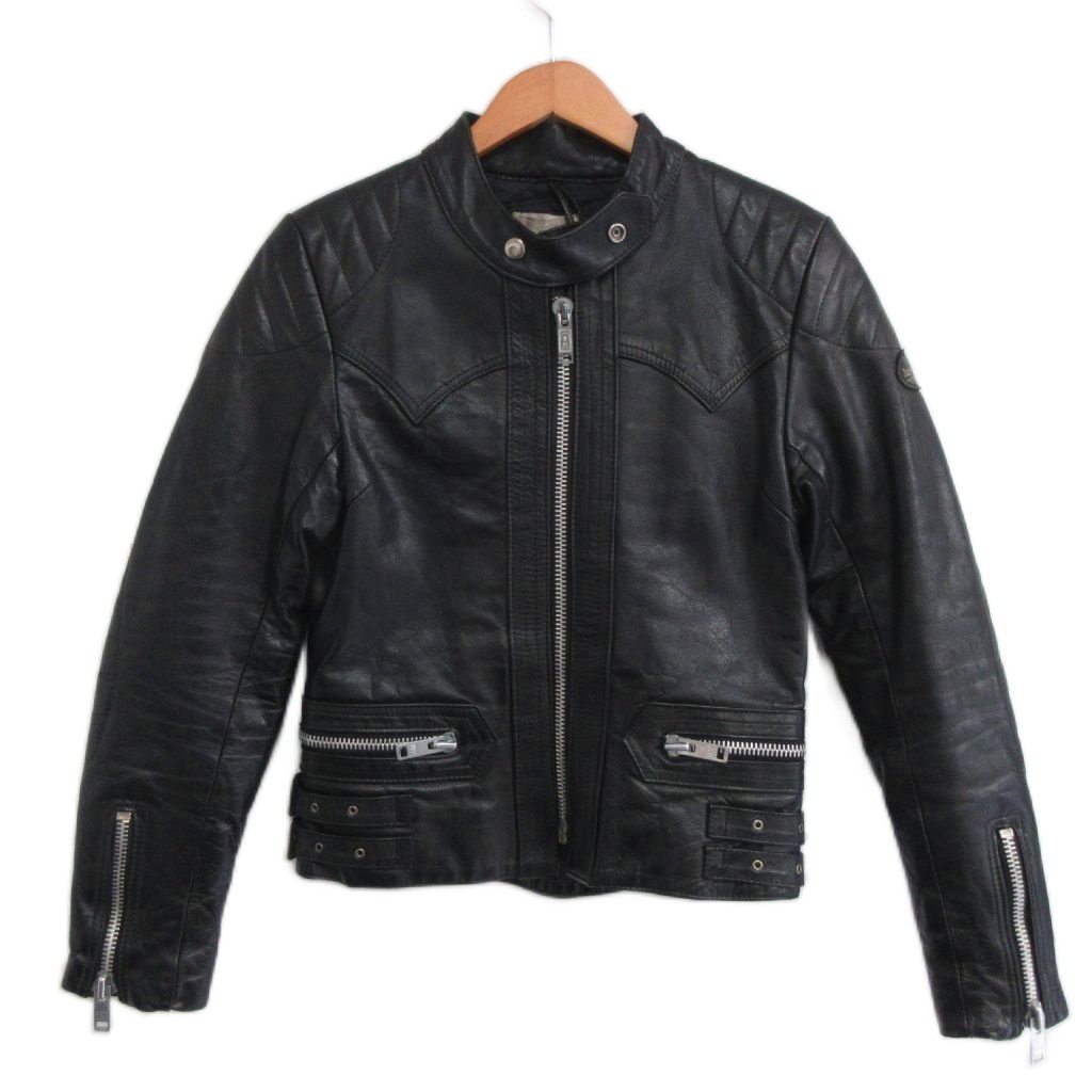 【中古】ルイスレザー LEWIS Leathers 70-80s ヴィンテージ シングルライダース カウレザー黒 ブラック ■AO2 メンズ 【ベクトル 古着】 260620ブランドルイスレザー LEWIS Leathers表記サイズサイズ...
