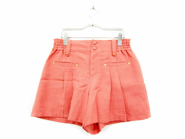 【中古】インデックス INDEX キュロット パンツ スカート ショート タック M ピンク amy レディース 【ベクトル 古着】 171114 ブランド古着ベクトルプレミアム店ブランドインデックス INDEX表記サイズM実寸サイズウエス...