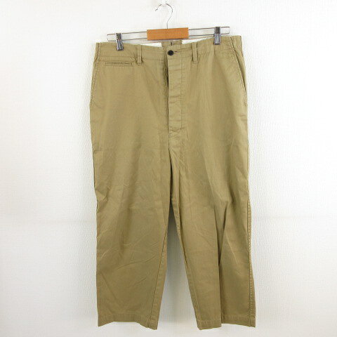 【中古】ユナイタス UNITUS パンツ ロング ベージュ *A894 レディース 【ベクトル 古着】 260724表記サイズサイズ表記はございません実寸サイズウエスト：86cm　もも幅：32cm　裾幅：22cm　股上：35cm　股下：62...