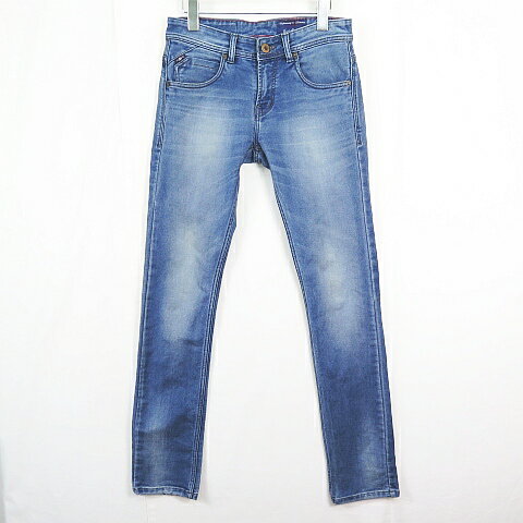 【中古】ジャックアンドジョーンズ JACK & JONES デニム 5P テーパードパンツ 30 ブルー 2sa7471 メンズ 【ベクトル 古着】 260421表記サイズ30実寸サイズウエスト：74cm　もも幅：26cm　裾幅：16cm　...