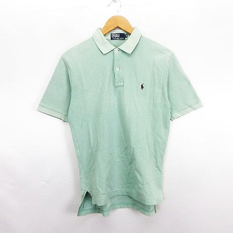 【中古】ポロ バイ ラルフローレン Polo by Ralph Lauren ポロシャツ 半袖 ロゴ 刺繍 コットン M ライトグリーン ※EKM メンズ 【ベクトル 古着】 260521ブランドポロ バイ ラルフローレン Polo by ...