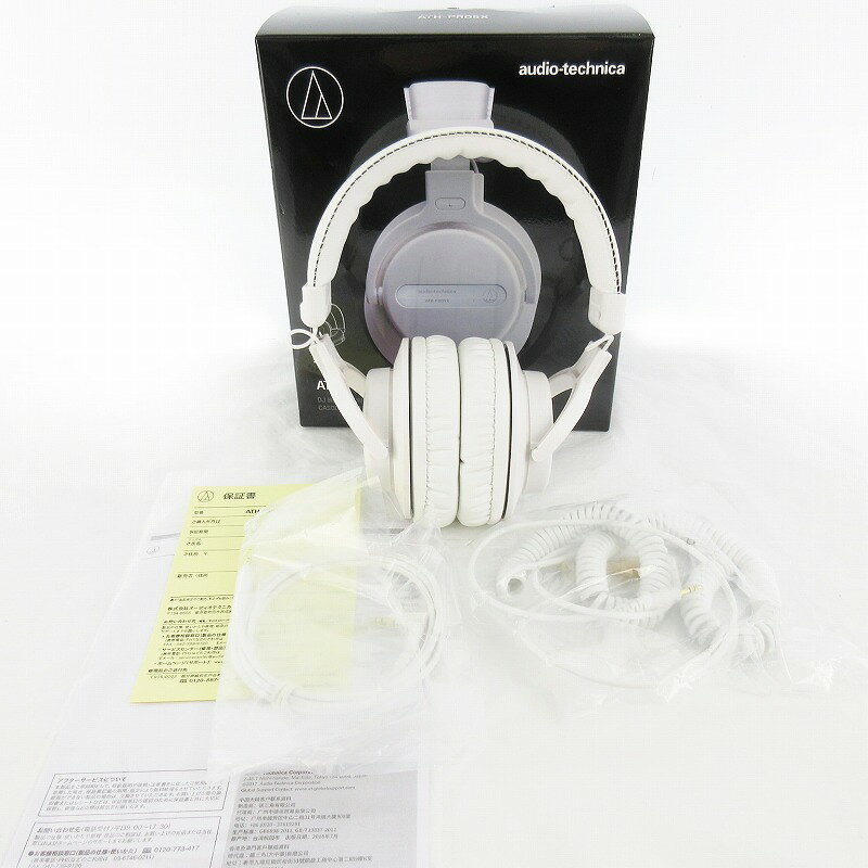 【中古】audio-technica/オーディオテクニカ ATH-PRO5X DJヘッドホン ワイヤードヘッドホン ヘッドフォン 白 ホワイト 動作確認済 その他 【ベクトル 古着】 260501実寸サイズ--　色白状態・動作確認済 使用感...