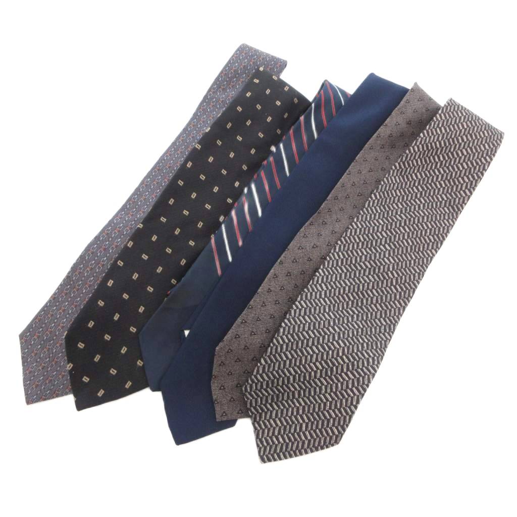 【中古】イヴサンローラン YVES SAINT LAURENT 他 ブランド ネクタイ6本セット まとめ 総柄 絹 シルク マルチカラー /FF メンズ 【ベクトル 古着】 260702ブランドイヴサンローラン YVES SAINT LAU...