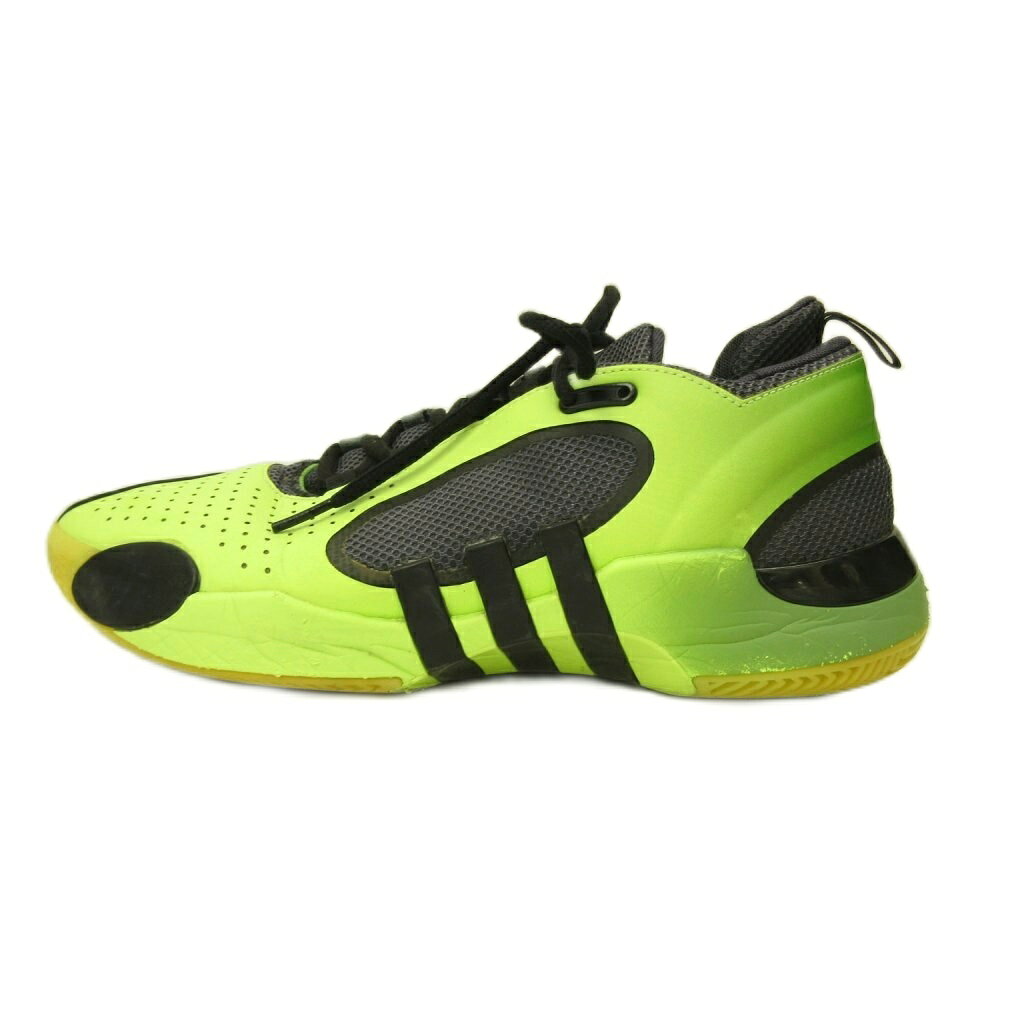 【中古】アディダス adidas ドンイシュー D.O.N.issues バスケットボールシューズ スニーカー ローカット US9.5 27.5cm 黄緑 ライトグリーン IE7801 0717 メンズ 【ベクトル 古着】 260717ブラ...
