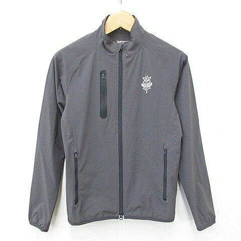 【中古】ビームスゴルフ BEAMS GOLF ゴルフ スポーツウエア ジャケット ブルゾン ジップアップ スタンドカラー 薄手 グレー S メンズ 【ベクトル 古着】 260609ブランドビームスゴルフ BEAMS GOLF表記サイズS実寸...