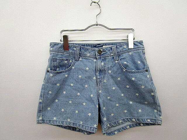 【中古】ローリーズファーム LOWRYS FARM パンツ デニム ショート 星柄 M 青 レディース 【ベクトル 古着】 170110 ブランド古着ベクトルプレミアム店ブランドローリーズファーム LOWRYS FARM表記サイズM実寸サイ...
