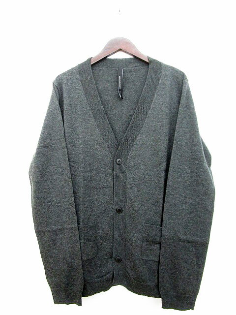 【中古】スリヴァー Sriver カーディガン ニット 長袖 Vネック ウール 1 グレー メンズ 【ベクトル 古着】 171021 ブランド古着ベクトルプレミアム店ブランドスリヴァー Sriver表記サイズ1(Sサイズ相当)実寸サイズ肩幅...