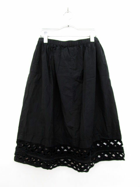 【中古】ズッカ zucca the year of climax スカート フレア ミモレ M 黒 ブラック /hn レディース 【ベクトル 古着】 171223 ブランド古着ベクトルプレミアム店ブランドズッカ zucca表記サイズM実寸サ...