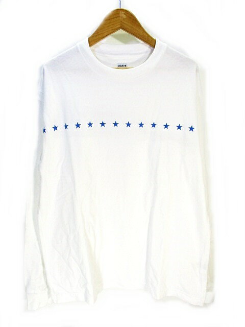 【中古】シークエル SEQUEL Tシャツ カットソー 長袖 ガール スター プリント 白 ホワイト S ZX QQQ メンズ 【ベクトル 古着】 260621ブランドシークエル SEQUEL表記サイズS実寸サイズ肩幅：50cm　身幅：53...
