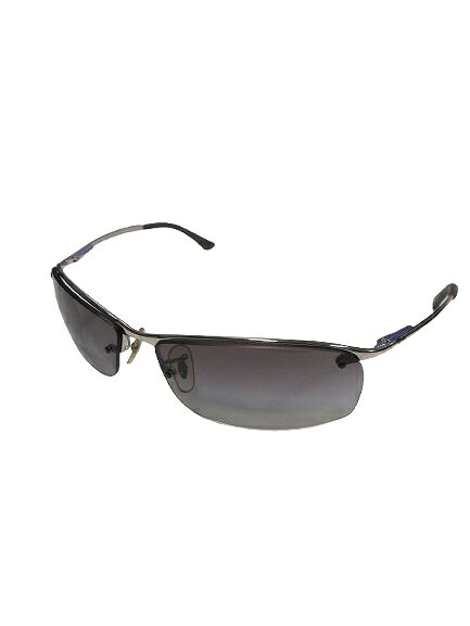 【中古】レイバン RAY BAN サングラス TOP BAR RB3183 63□15 シルバーカラー グレー QQQ メンズ 【ベクトル 古着】 260710ブランドレイバン RAY BAN表記サイズ63□15 実寸サイズレンズの大きさ：...