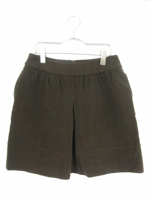 【中古】スピック&スパン Spick&Span スカート ミニ タック ウール アンゴラ 40 茶 ブラウン /mi レディース 【ベクトル 古着】 180214 ブランド古着ベクトルプレミアム店ブランドスピック&スパン Spick&Spa...