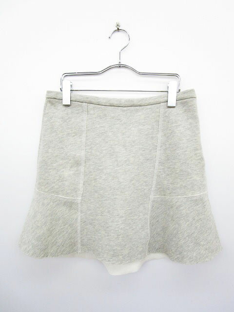 【中古】ザラ ZARA TRAFALUC スカート ミニ フレア スウエット M グレー レディース 【ベクトル 古着】 170410 ブランド古着ベクトルプレミアム店ブランドザラ ZARA表記サイズM実寸サイズウエスト：70cm　ヒップ：...