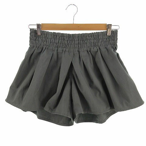 【中古】クレドソル CLEF DE SOL パンツ ショートパンツ グレー F レディース 【ベクトル 古着】 190130 ブランド古着ベクトルプレミアム店ブランドクレドソル CLEF DE SOL表記サイズF実寸サイズウエスト：76-8...